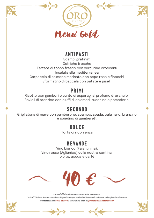 Oro Ristorante | Giussano